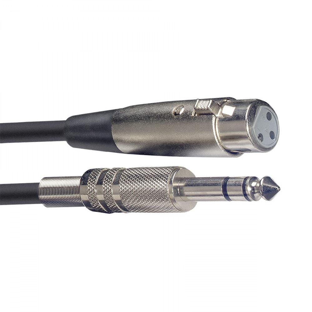 Stagg Jack- XLRf 6 Metre Balanced Audio Cable (SAC6PSXFDL) - The Disc ...